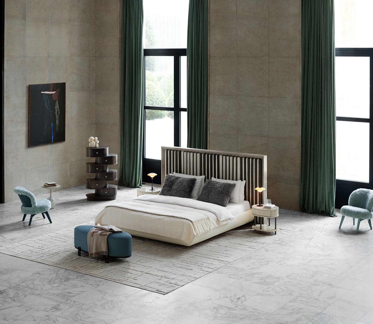 Luxury Modern Beds Collection | Fendi Casa