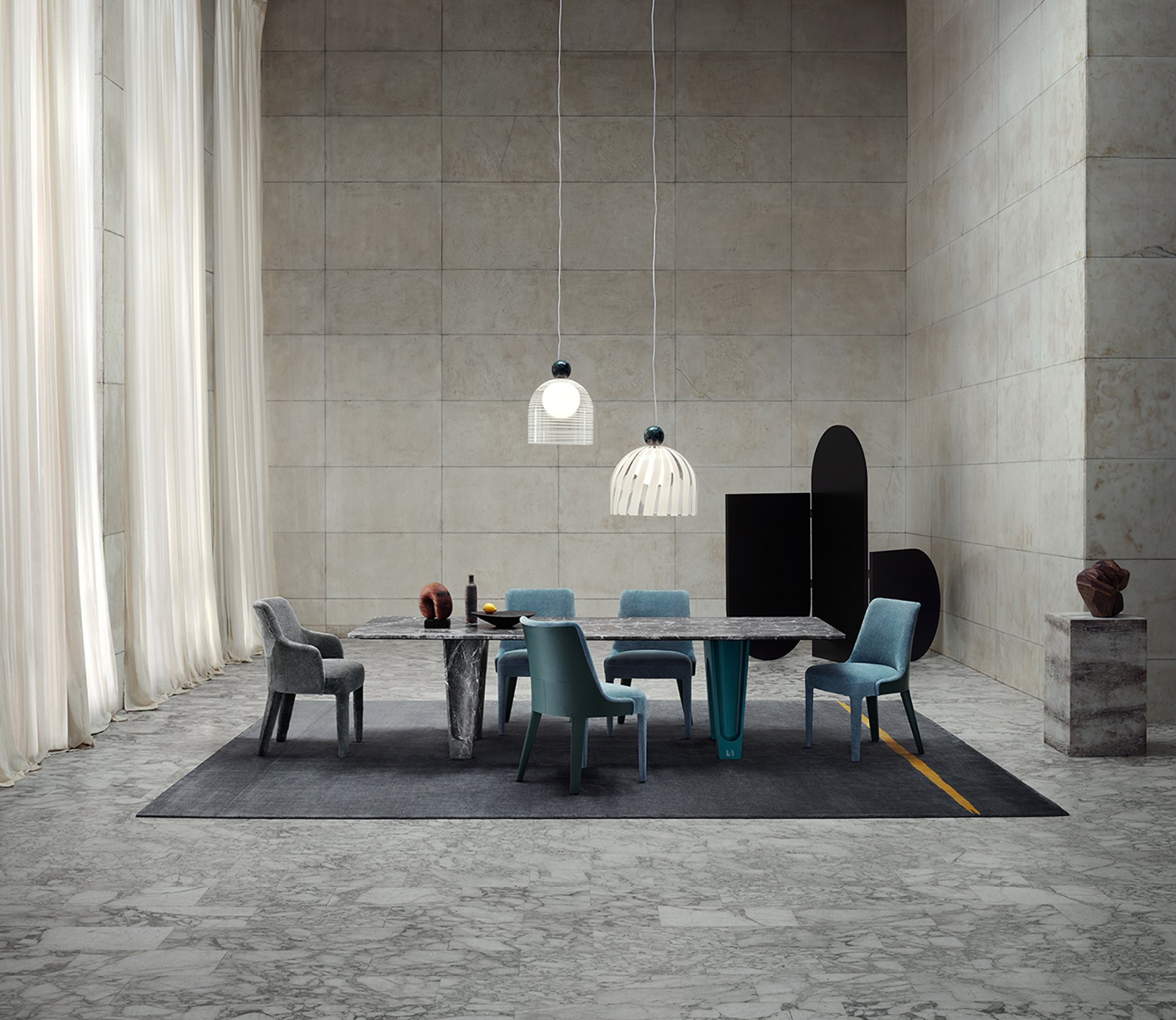 Collection dining tables | Fendi Casa