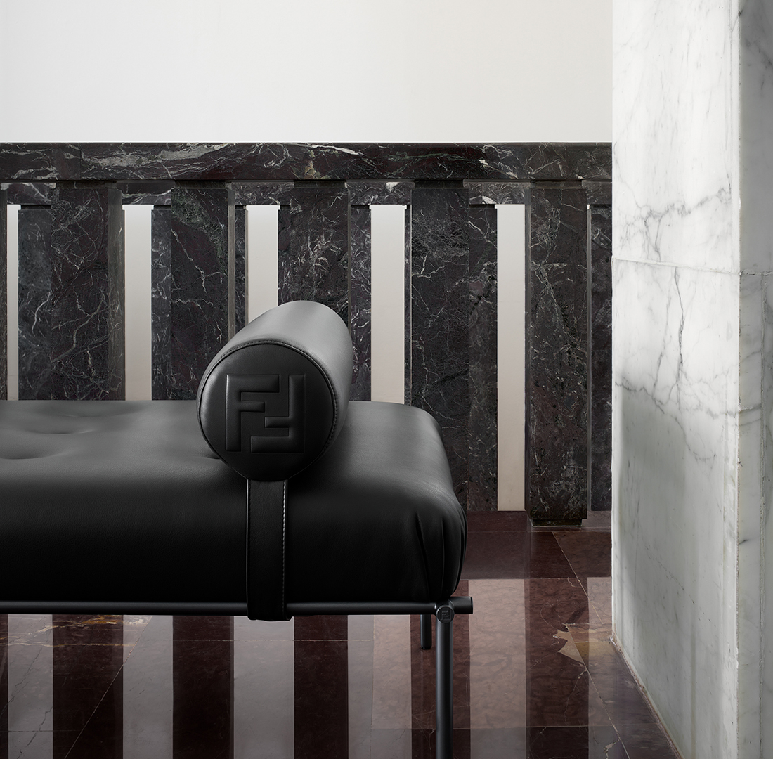 Tiretto, daybed / bench - Armchairs & Daybeds | Fendi Casa