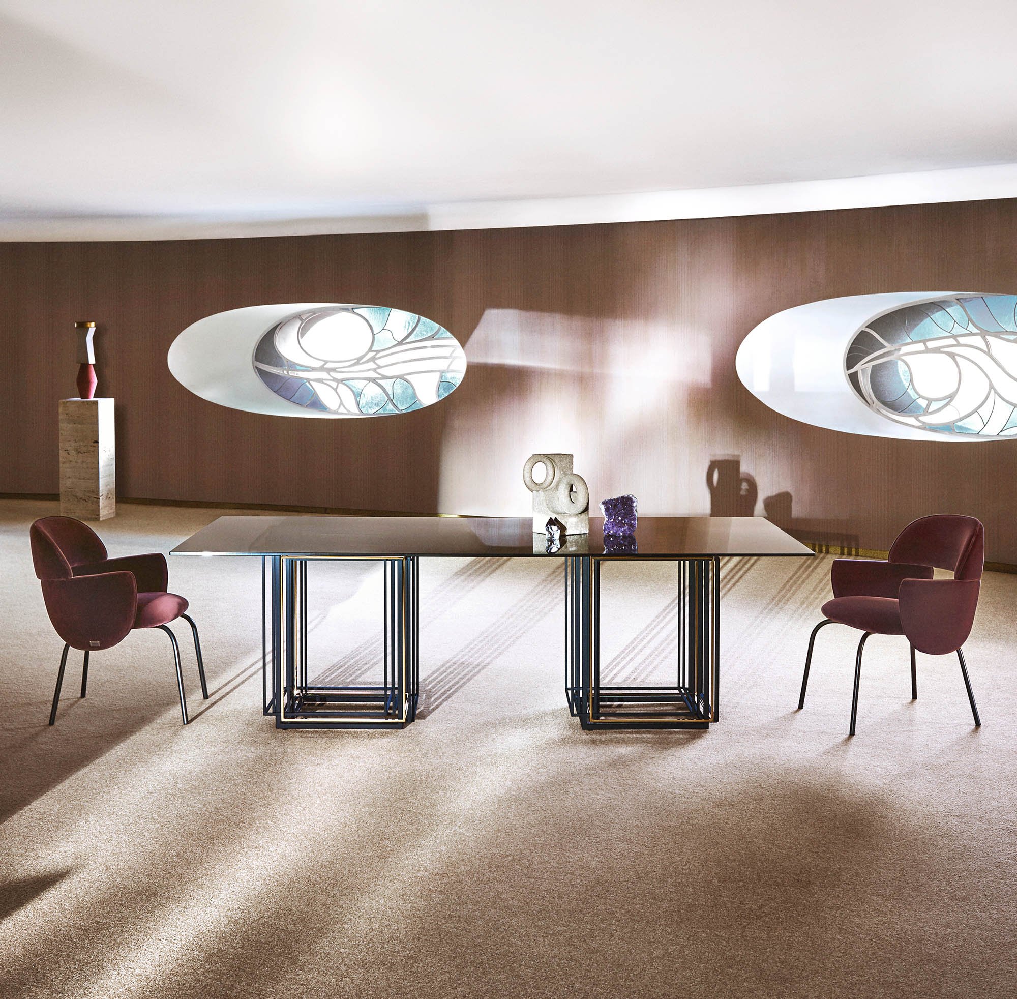 Dedalo, table - Tables | Fendi Casa